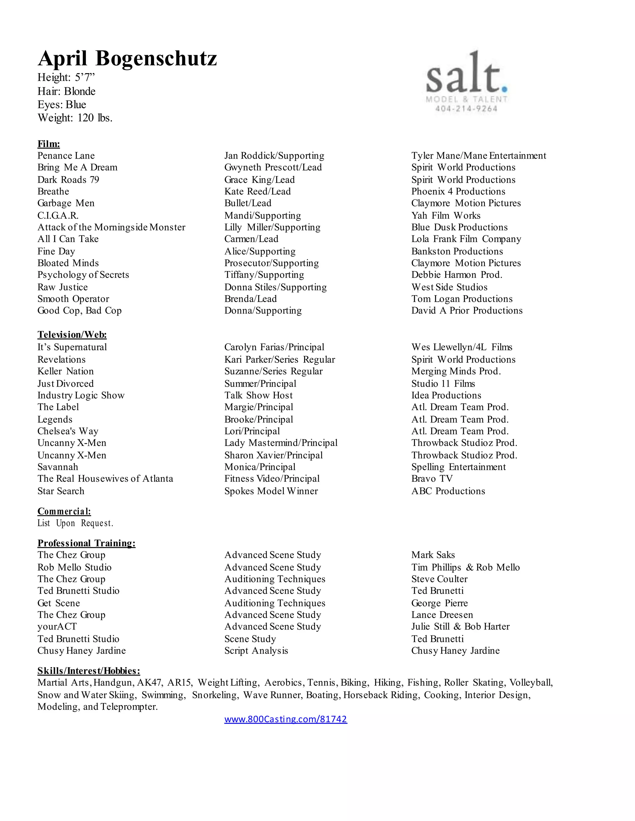 April Bogenschutz Resume 2016 | DOCX