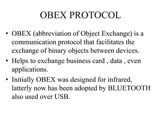 SEMINAR ON Bluetooth Hotspot | PPT