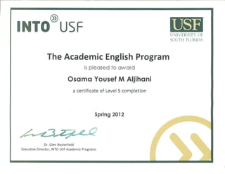 English Diploma Certificate | PPT