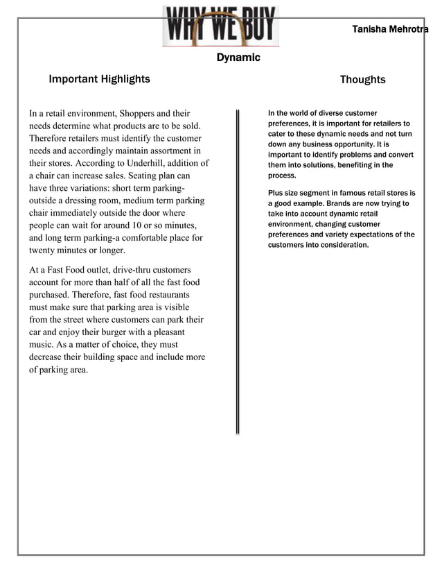 why we buy- Book review | PDF