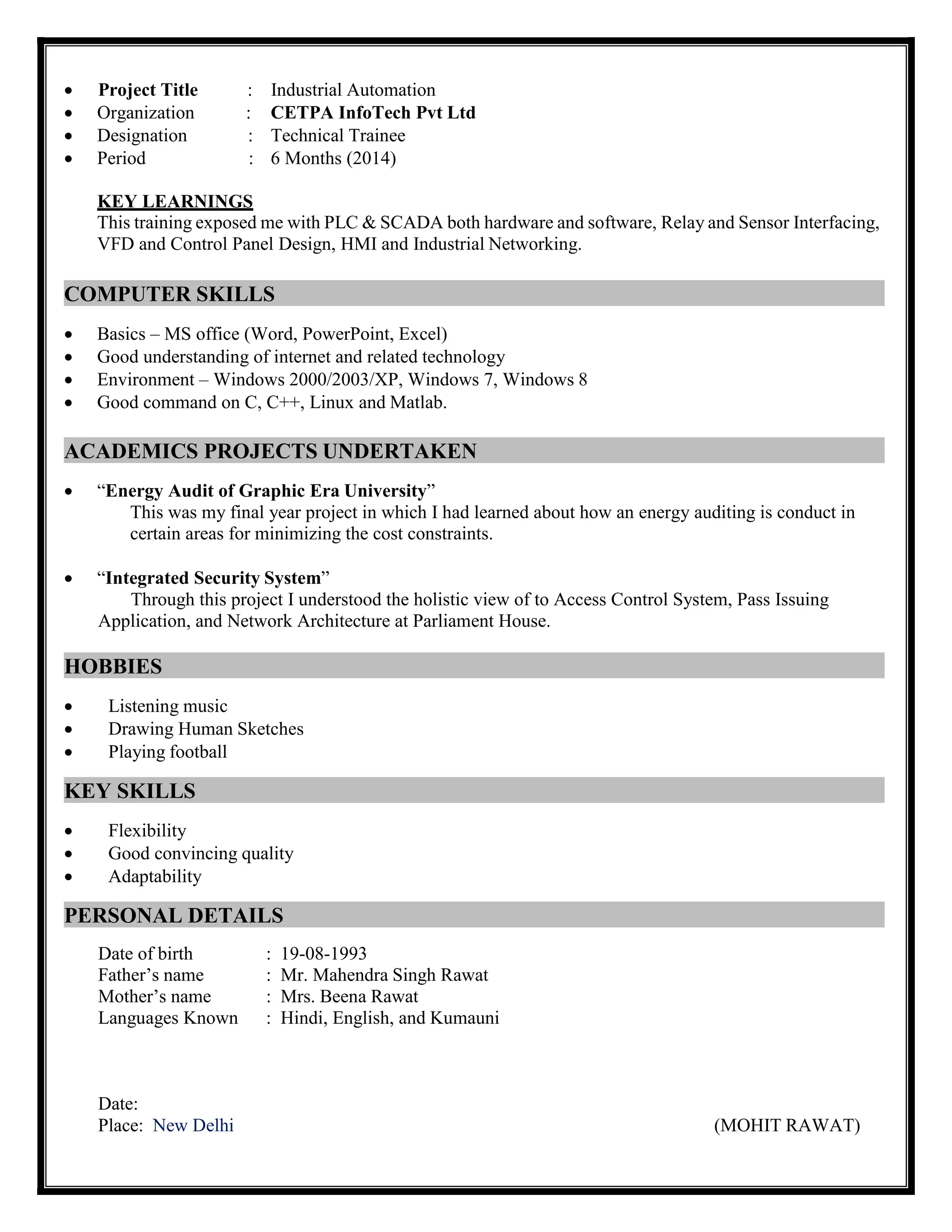 MR_Resume | PDF