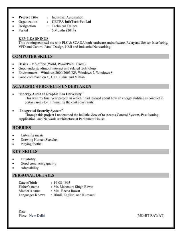 MR_Resume | PDF