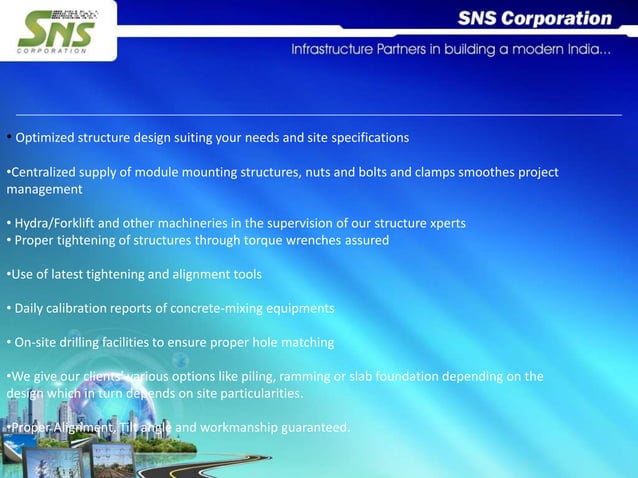 Company Profile- SNS CORPORATION | PPTX