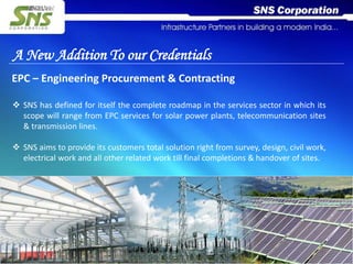 Company Profile- SNS CORPORATION | PPTX