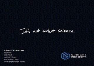 Upright Projects Brochure 2016 | PPT