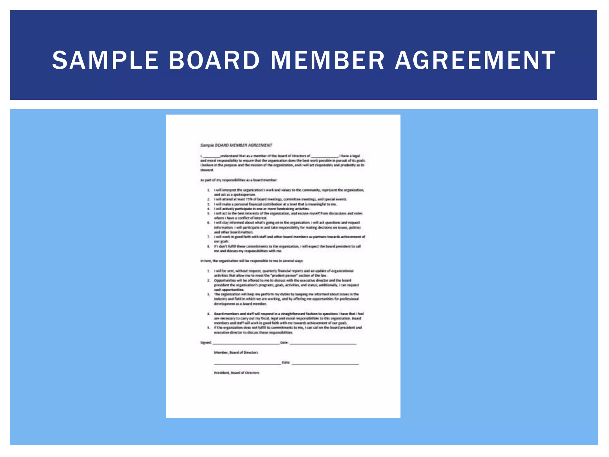 The Fundraising Role of a Non-Profit Board | PPTX