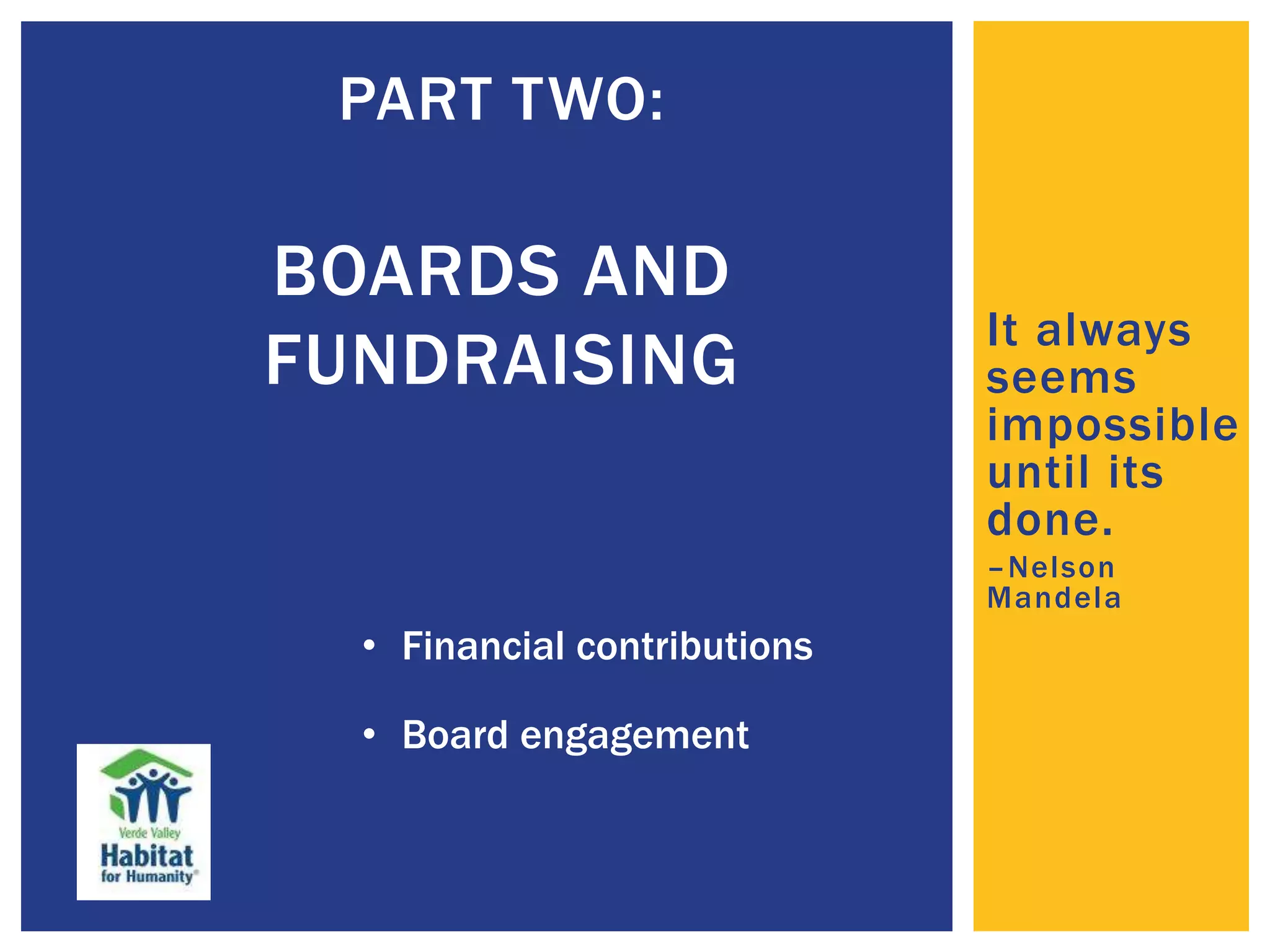 The Fundraising Role of a Non-Profit Board | PPTX