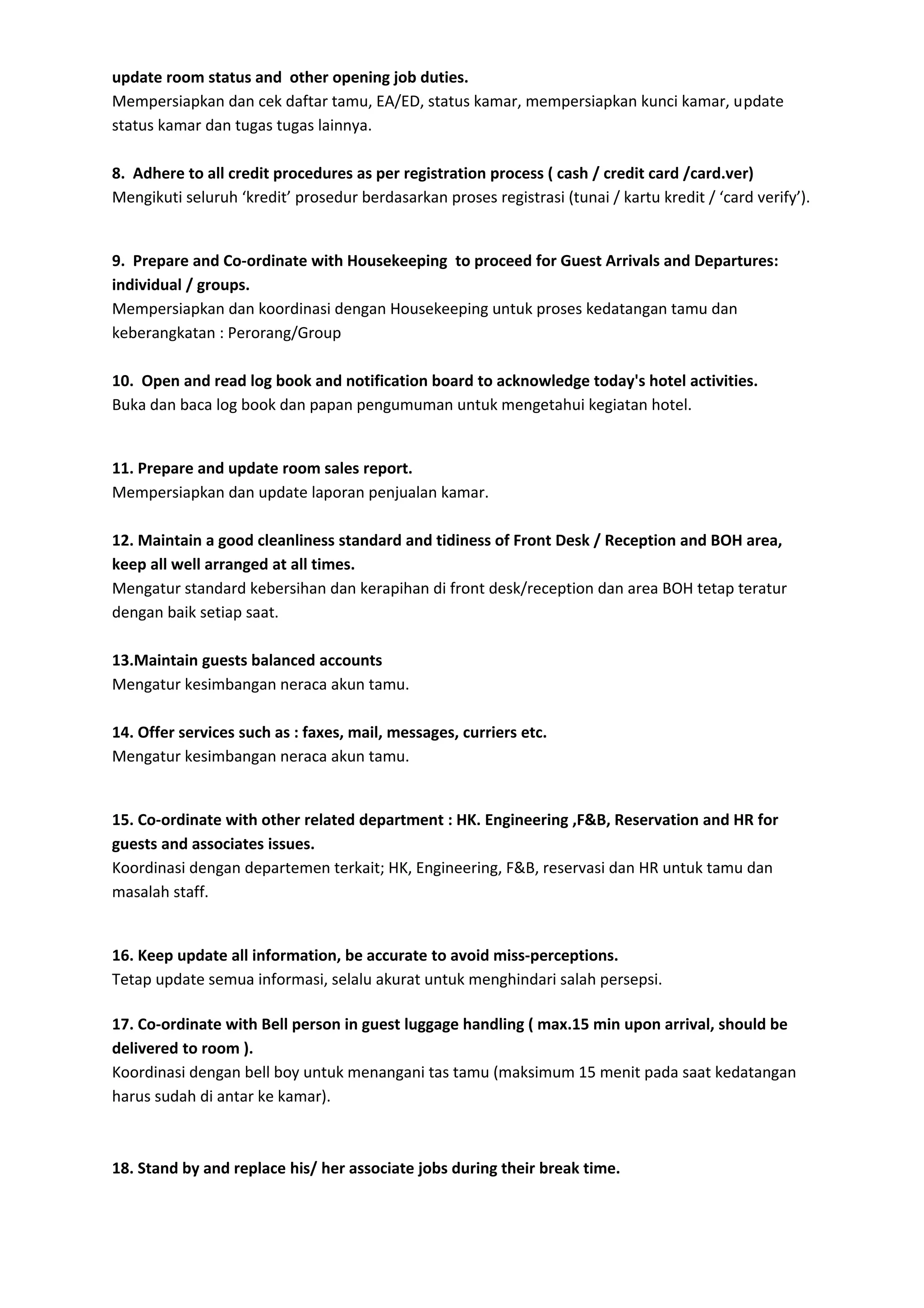 JOB DESCRIPTION GSA | DOC