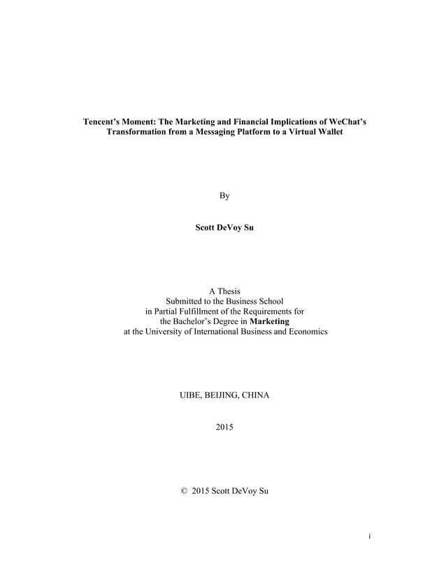 Scott Su - Thesis Final Draft | PDF