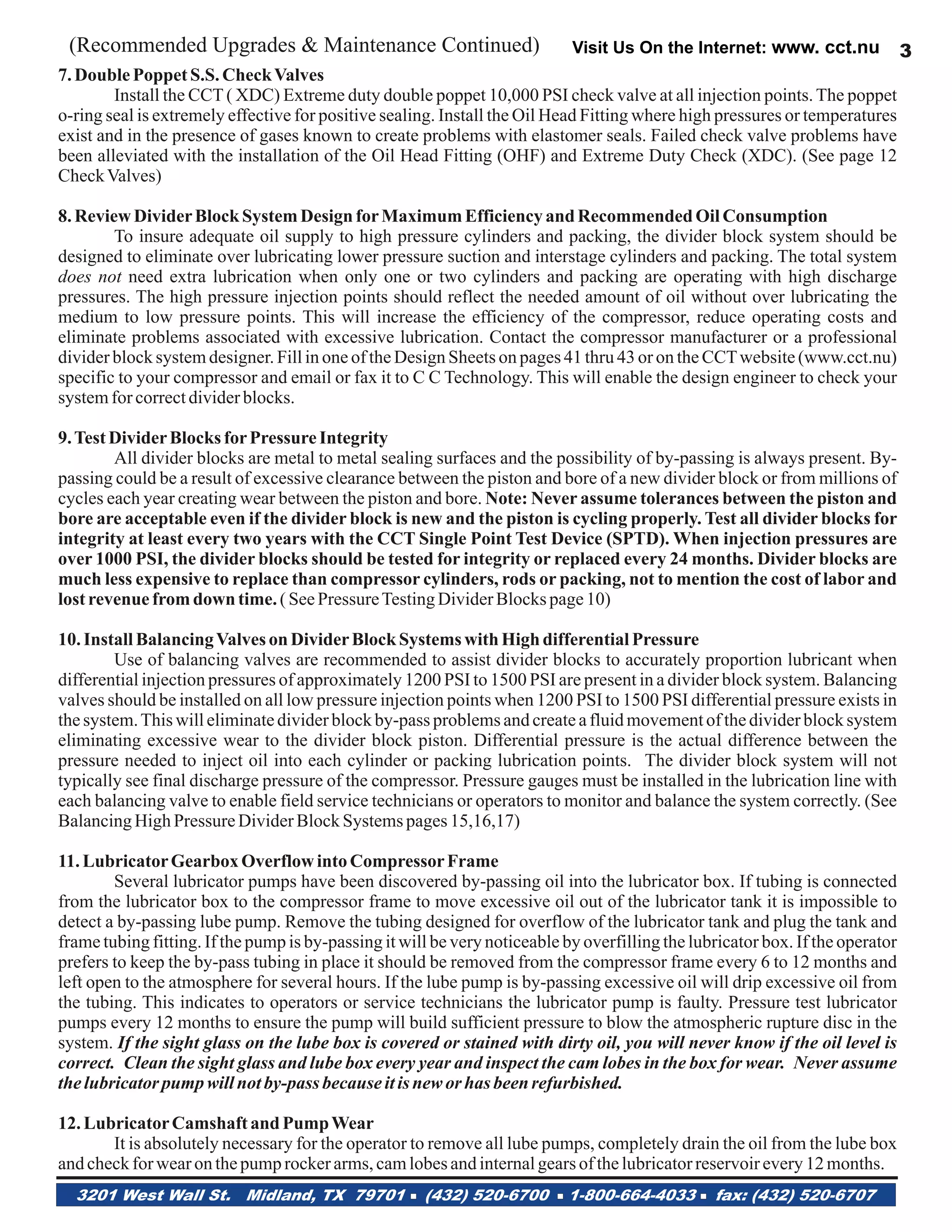 Operation and maintenance of Divider Block Systems | PDF