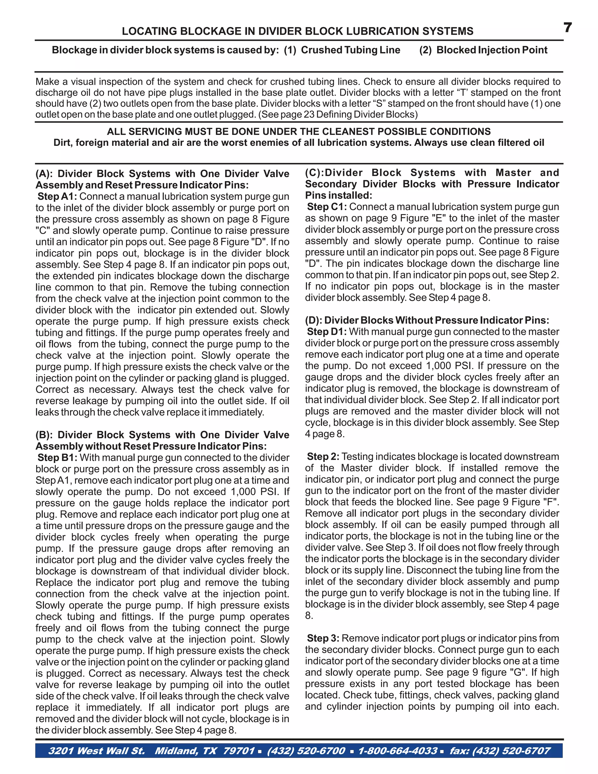 Operation and maintenance of Divider Block Systems | PDF