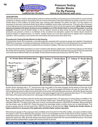Operation and maintenance of Divider Block Systems | PDF