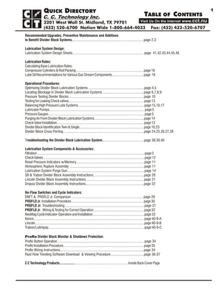 Operation and maintenance of Divider Block Systems | PDF