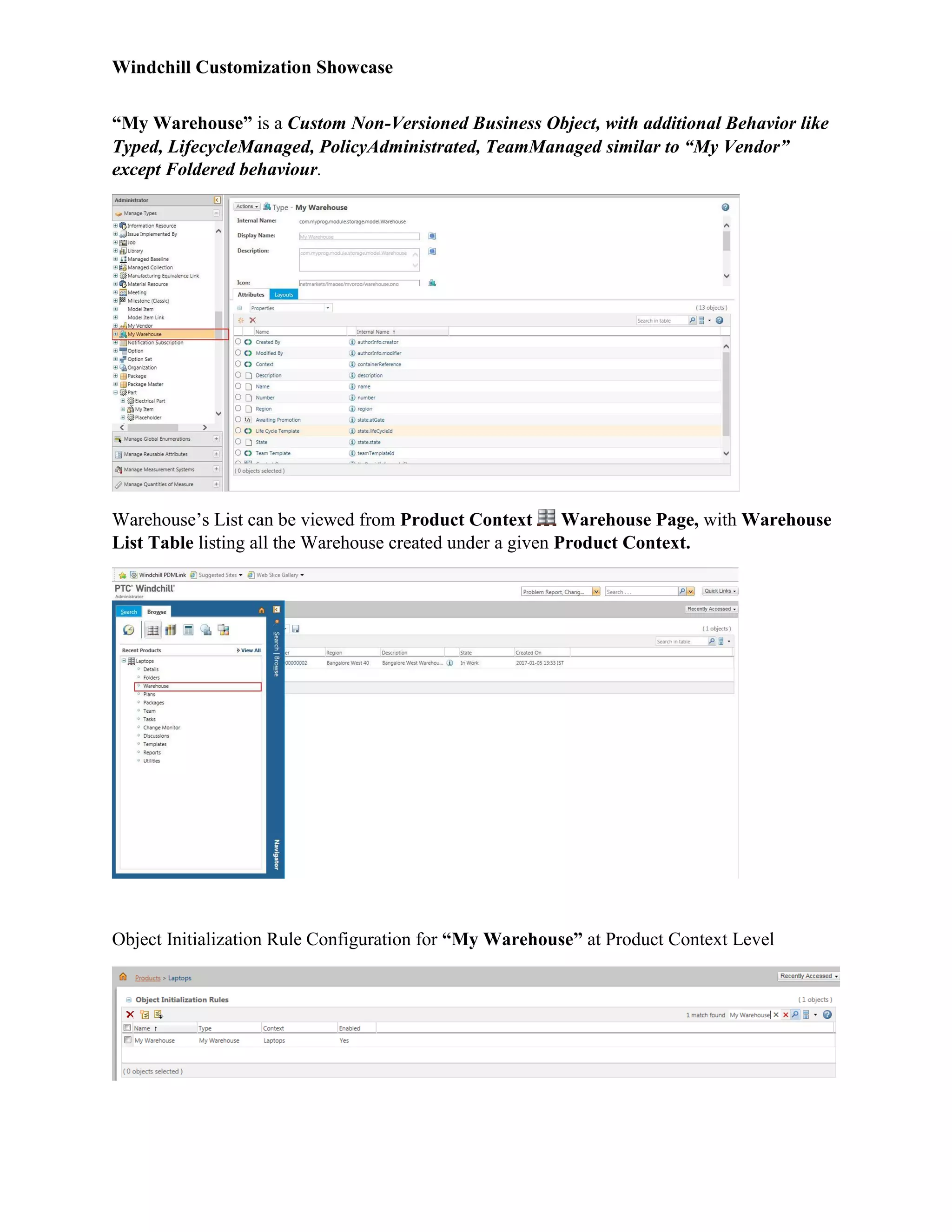 Windchill Customization Modeled Objects | PDF