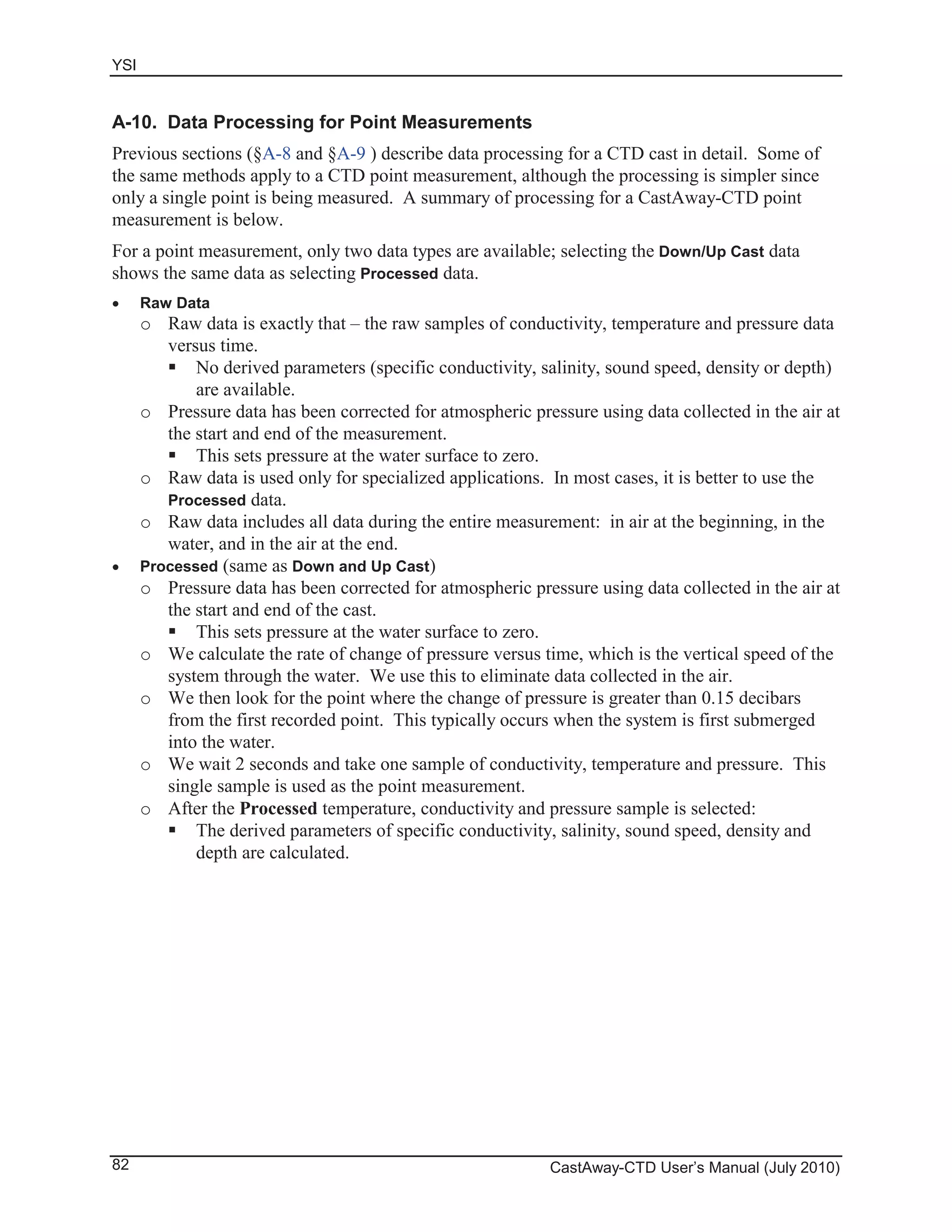 ysi-castaway-ctd-principles-of-operation | PDF