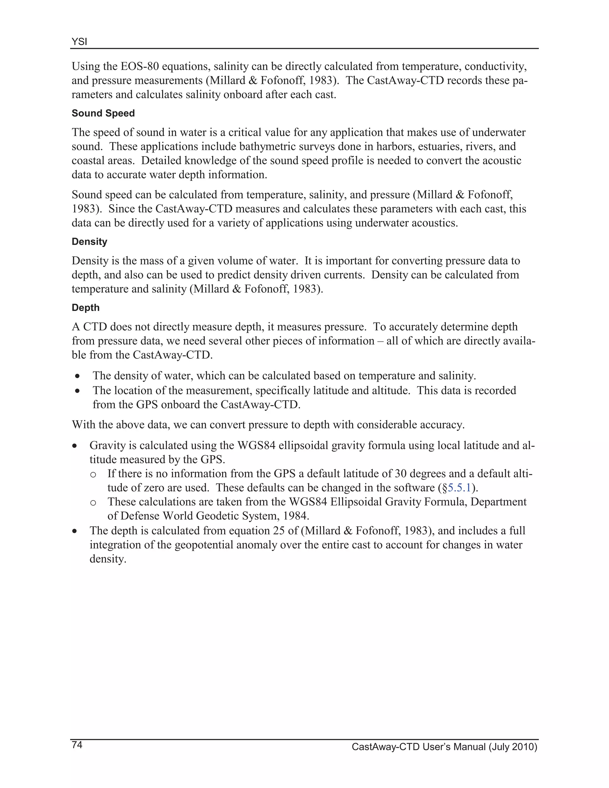 ysi-castaway-ctd-principles-of-operation | PDF