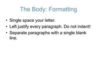 Writing Business Letters | PPTX | Freelance Writing | Content Production