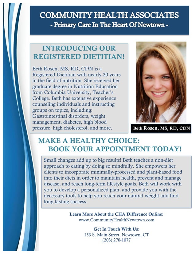Beth Rosen CHA Intro Flyer | PDF