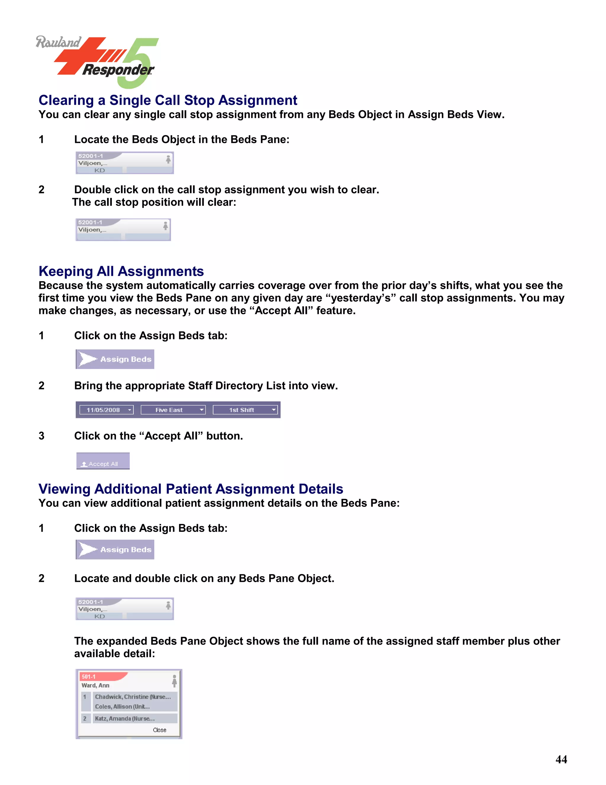 Responder 5 Complete Training Handout | PDF