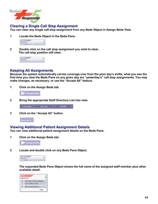 Responder 5 Complete Training Handout | PDF