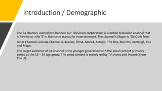 E4 channel | PPT