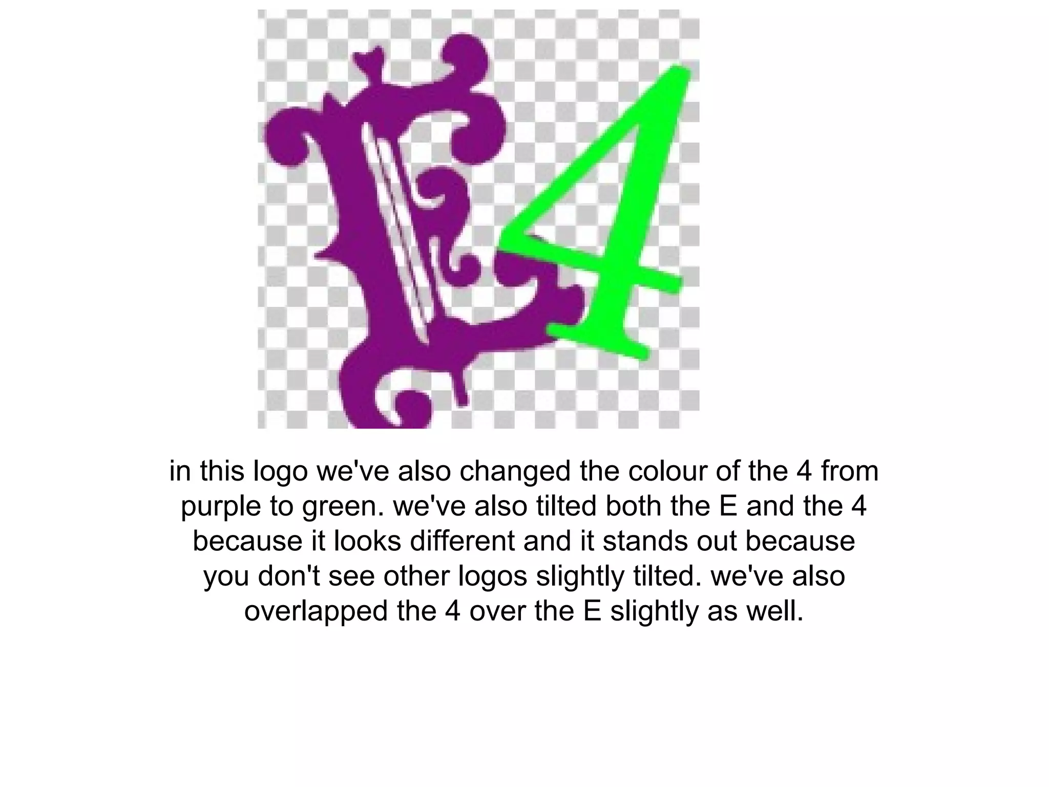 E4 channel logo designs powerpoint presentation By Alex, Dan and Harry ...