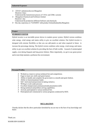 MAHIR NEW CV - Copy-1 (1) | PDF