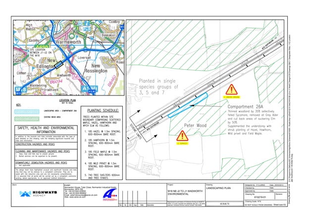 C1 Designated Sites - Yr2 Location plan Southbound 1 AS BUILTS-A3 LAND ...
