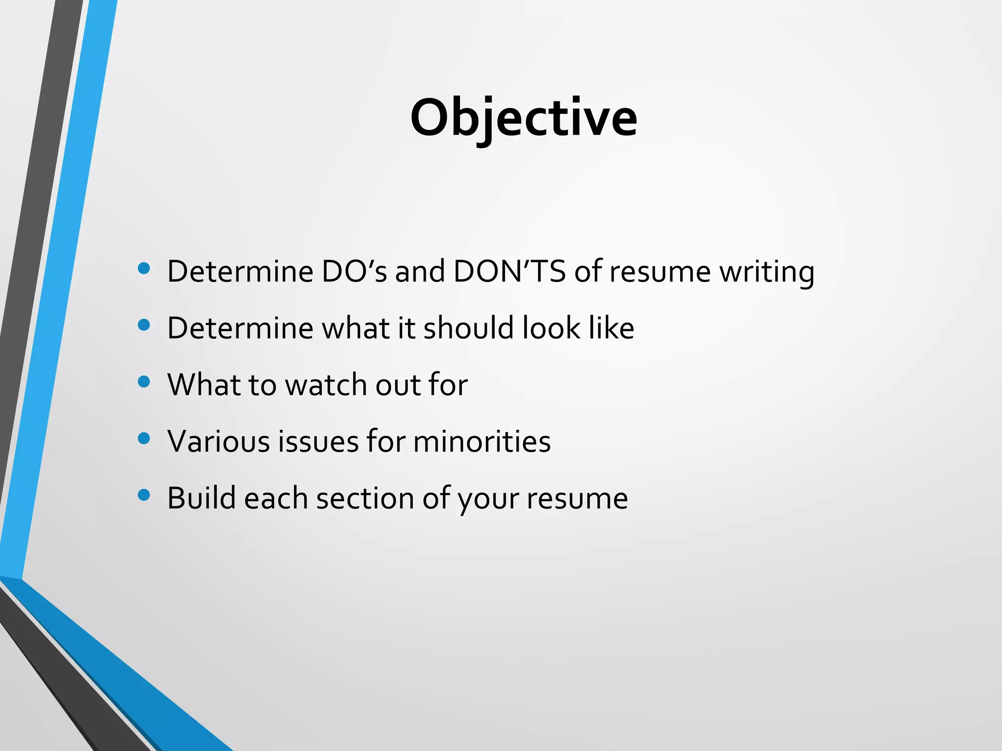 IT Resume Writing | PPT | Resume Writing and Advice | Job Search
