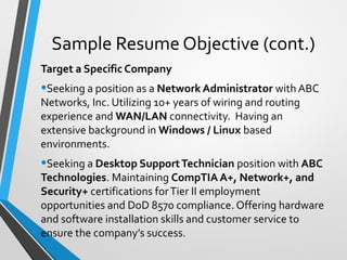 IT Resume Writing | PPT | Resume Writing and Advice | Job Search