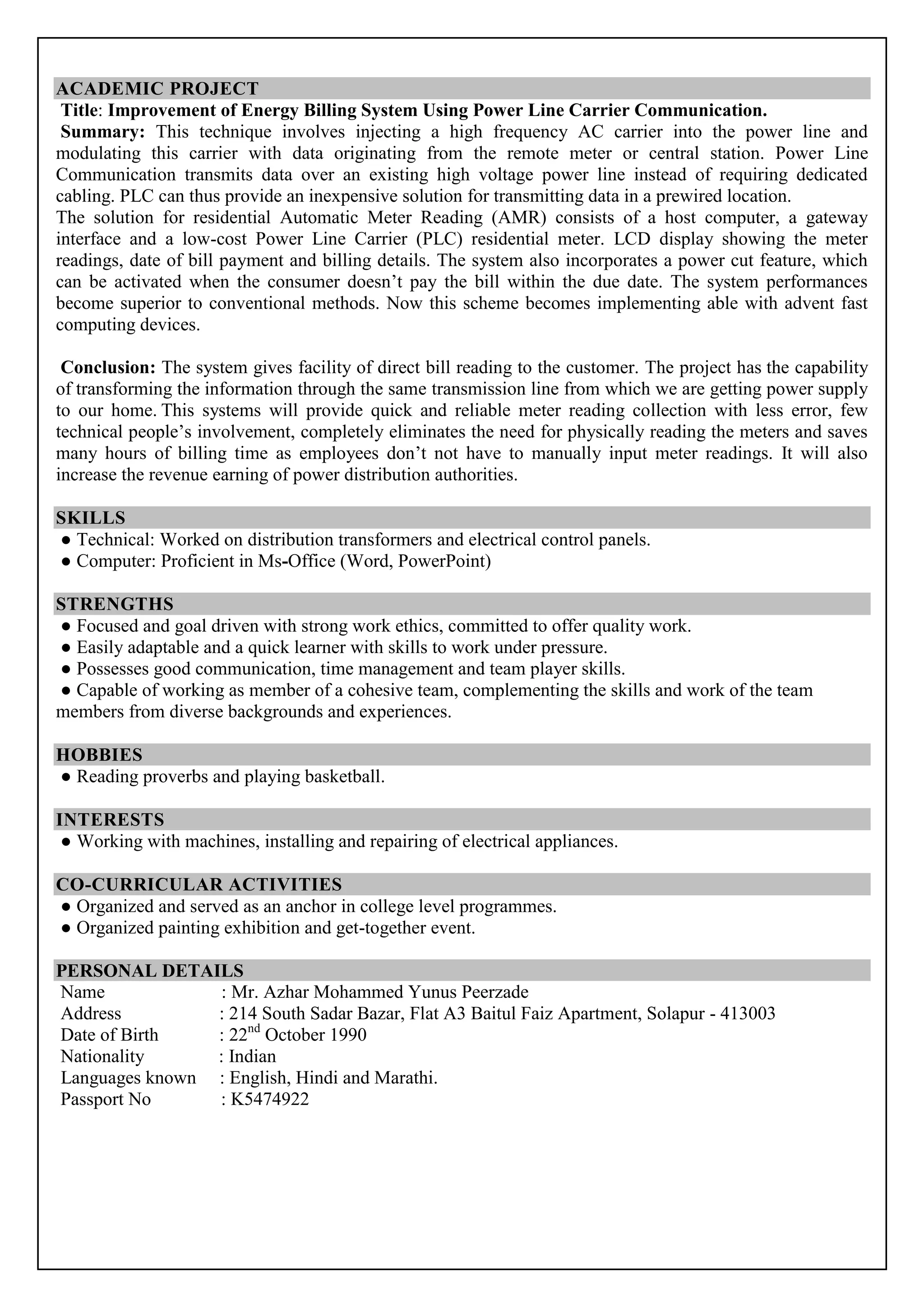 azhar_pro_resume_02 | PDF