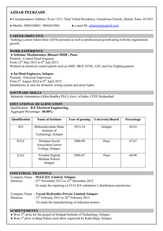 azhar_pro_resume_02 | PDF