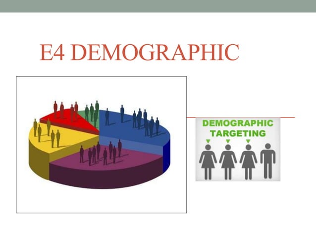 E4 Demographic (E4) | PPTX