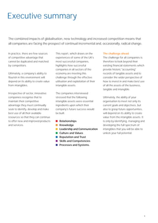 Tim Hoad - Creating Value from your Intangible Assets - May 2001 | PDF