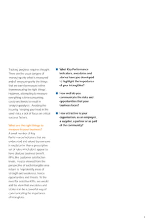 Tim Hoad - Creating Value from your Intangible Assets - May 2001 | PDF