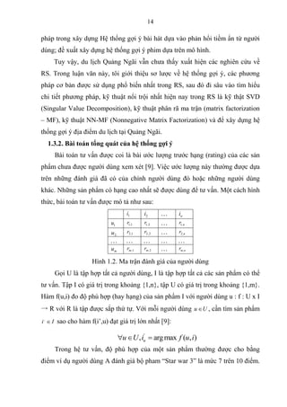 NGHIÊN CỨU VÀ ỨNG DỤNG KỸ THUẬT SVD VÀO HỆ THỐNG GỢI Ý e4ed360a | PDF