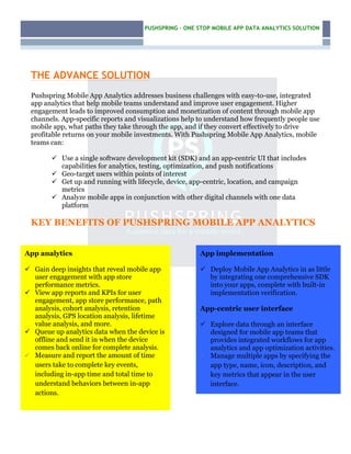 Mobile App Data Analytics - Case Study | PDF