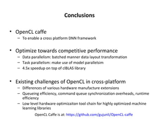 OpenCL caffe IWOCL 2016 presentation final | PPT