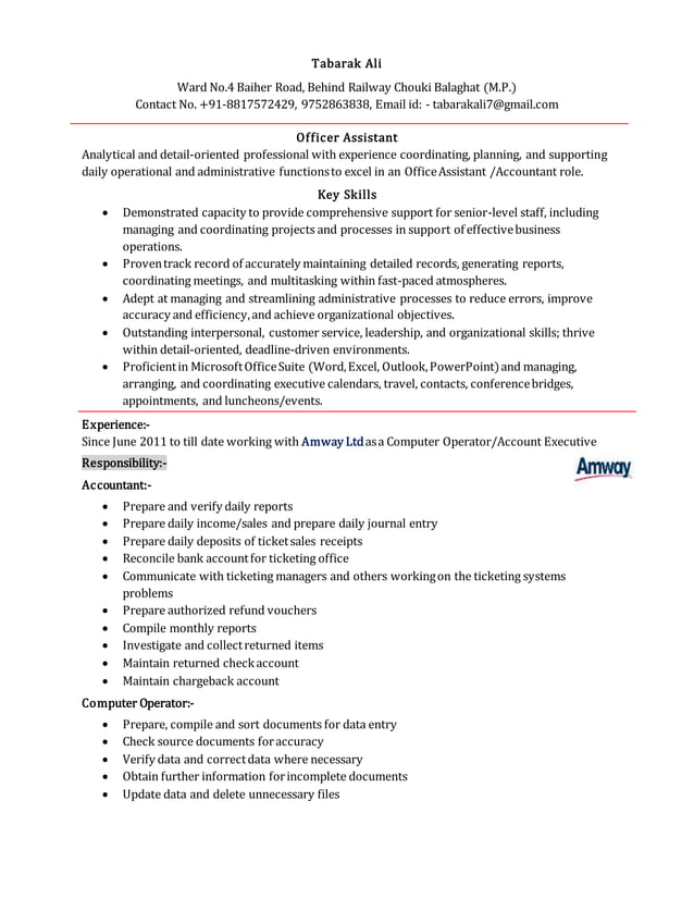 Tabarak Ali Presentation | PDF