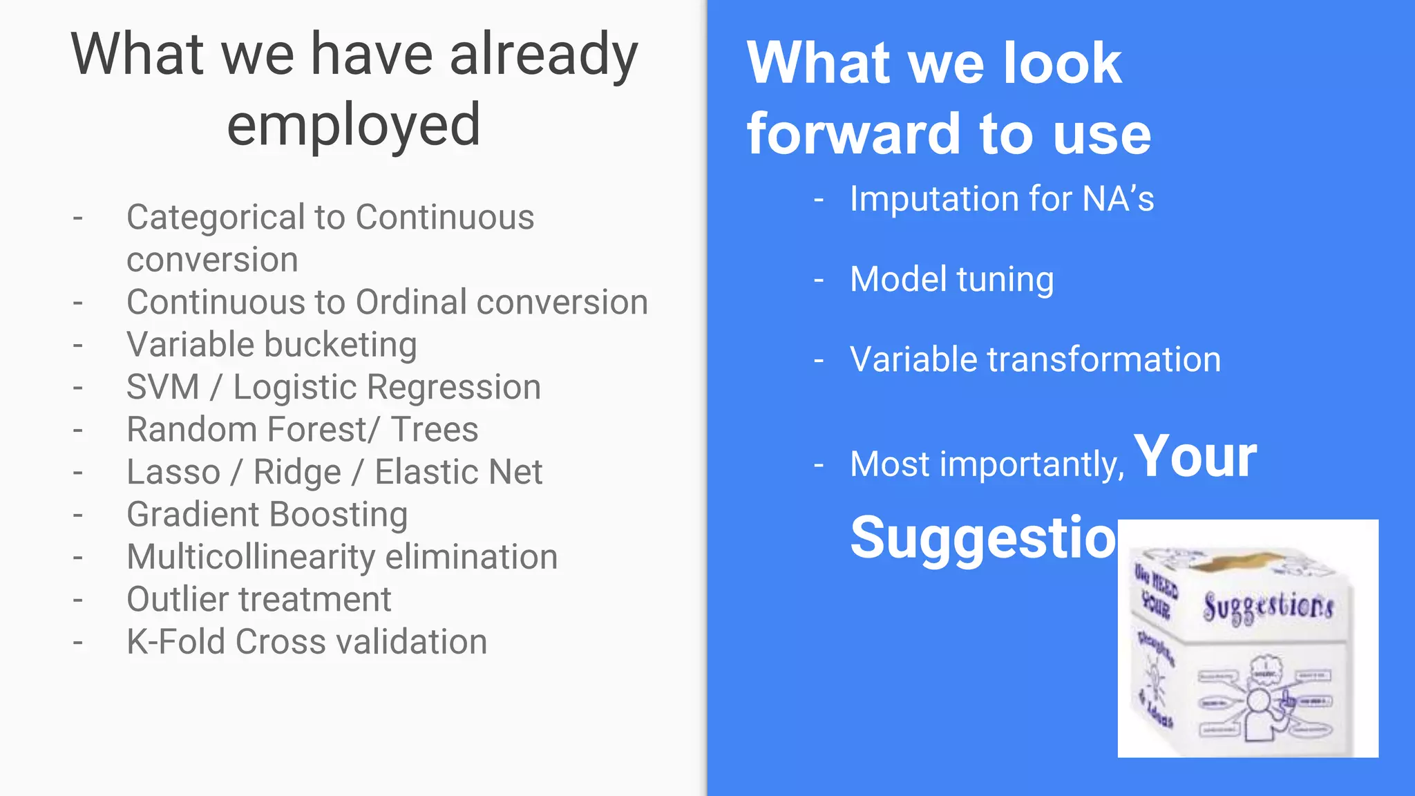 Machine Learning Project | PPTX