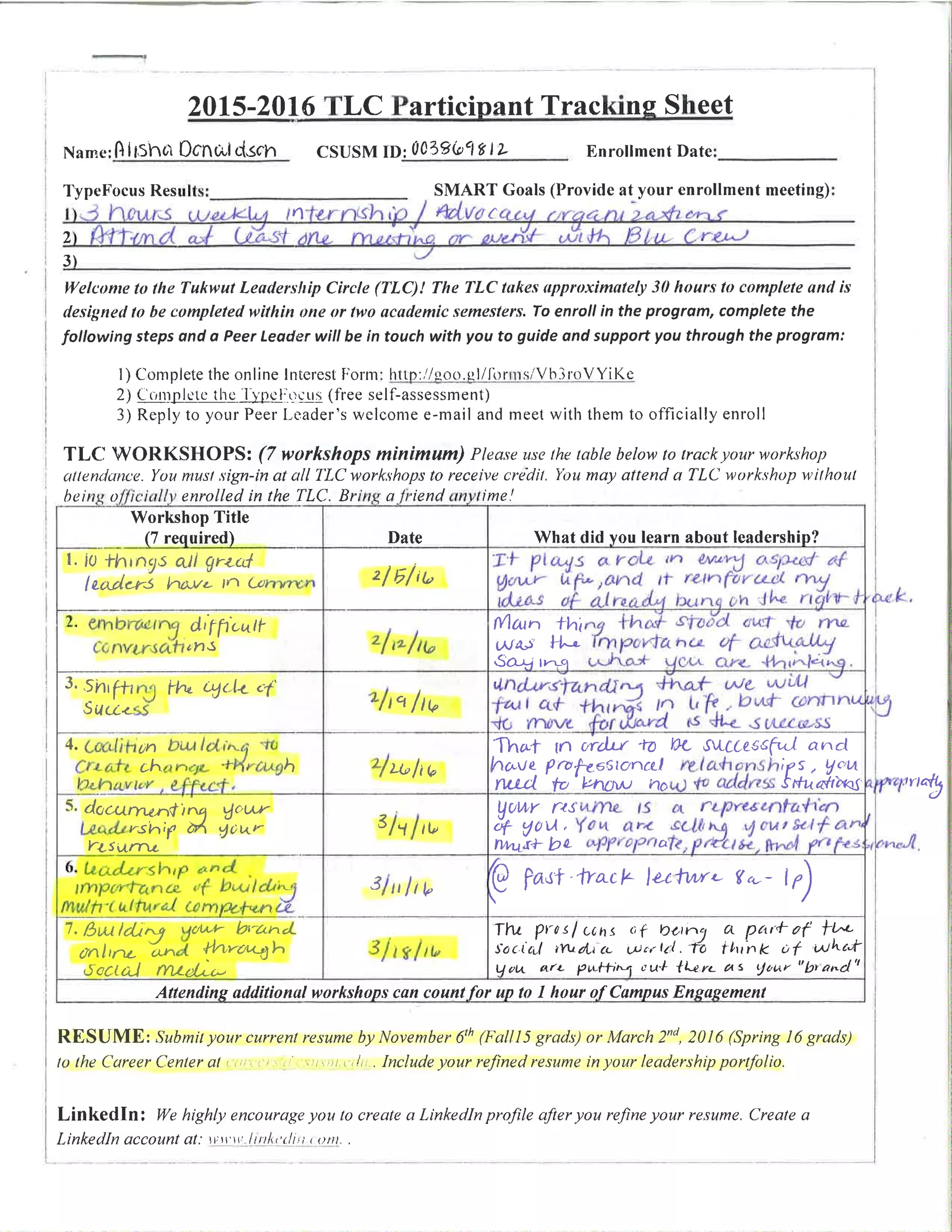 tracking sheet-1 | PDF