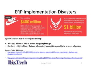 BizTech-How to Manage ERP Implementation Risks | PDF