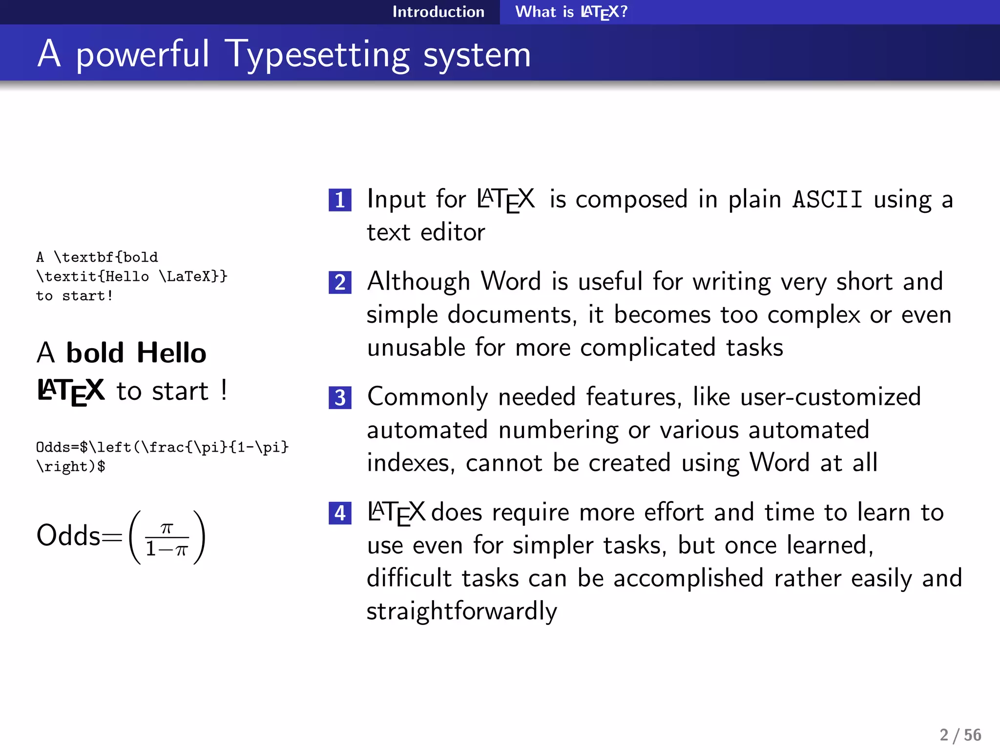 Introduction to LaTeX | PDF