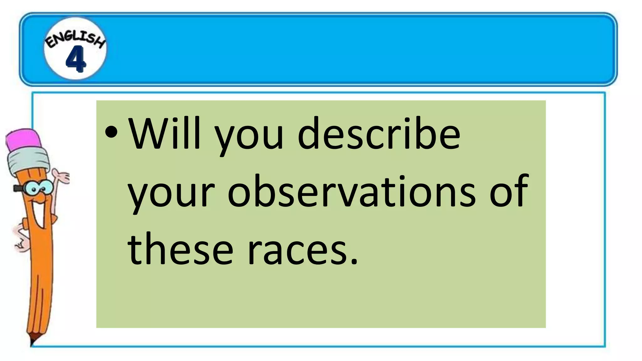 English Grade 4 1st Quarter Week 1 Day 1-5 | PPTX