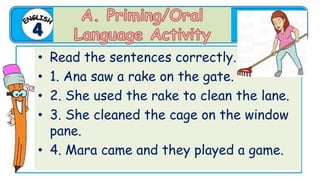 English Grade 4 1st Quarter Week 1 Day 1-5 | PPTX