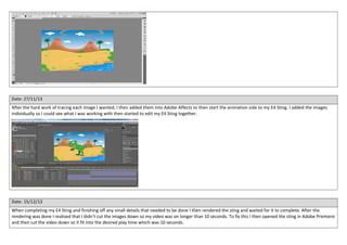 E4 Sting Production Log | DOC