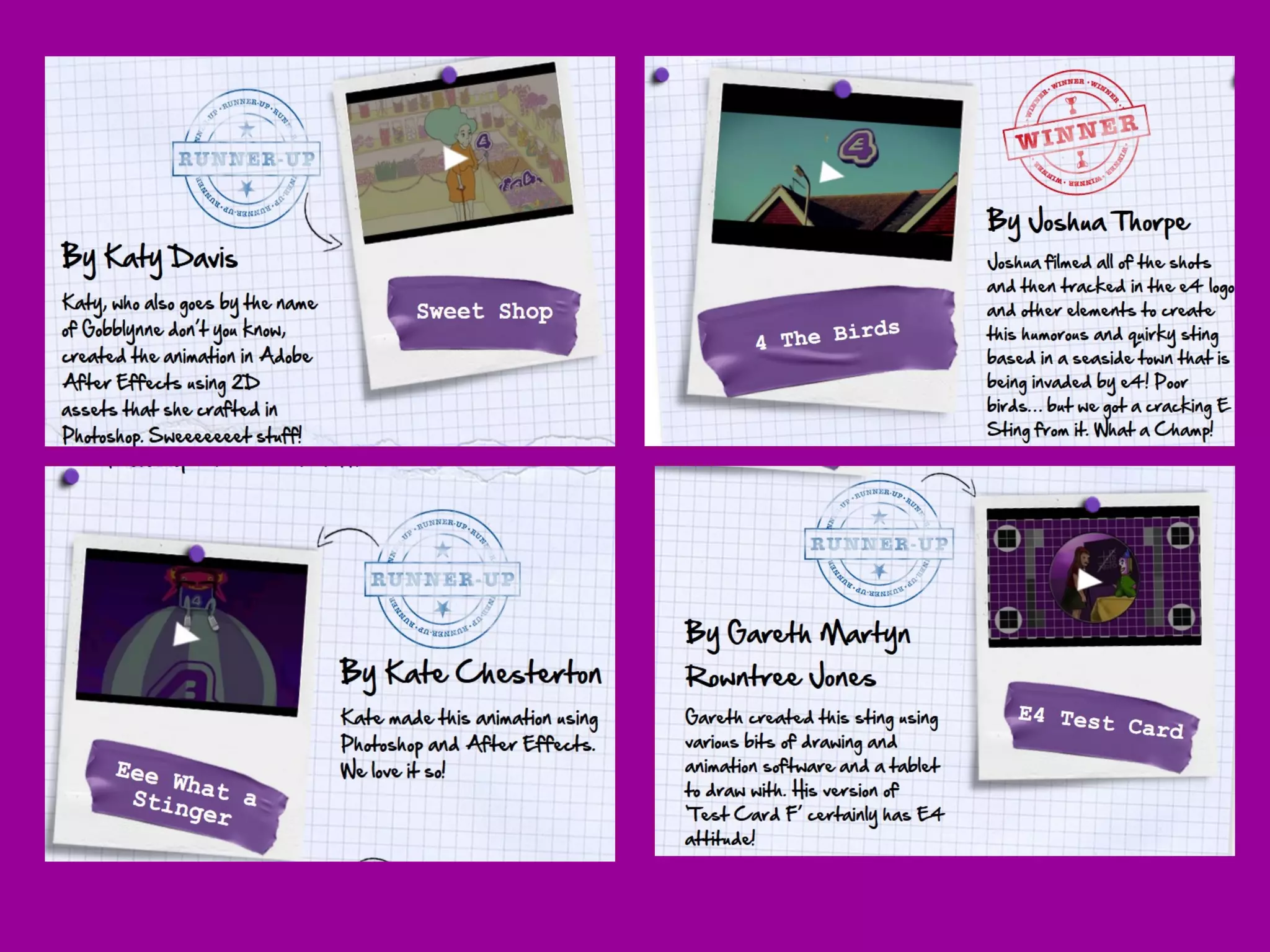 E4 stings research | PPT | Television | Entertainment