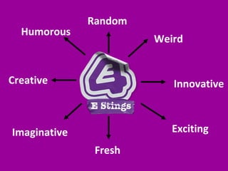 E4 stings research | PPT | Television | Entertainment