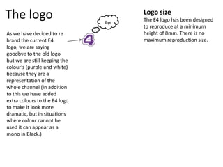 E4 style guide | PPTX