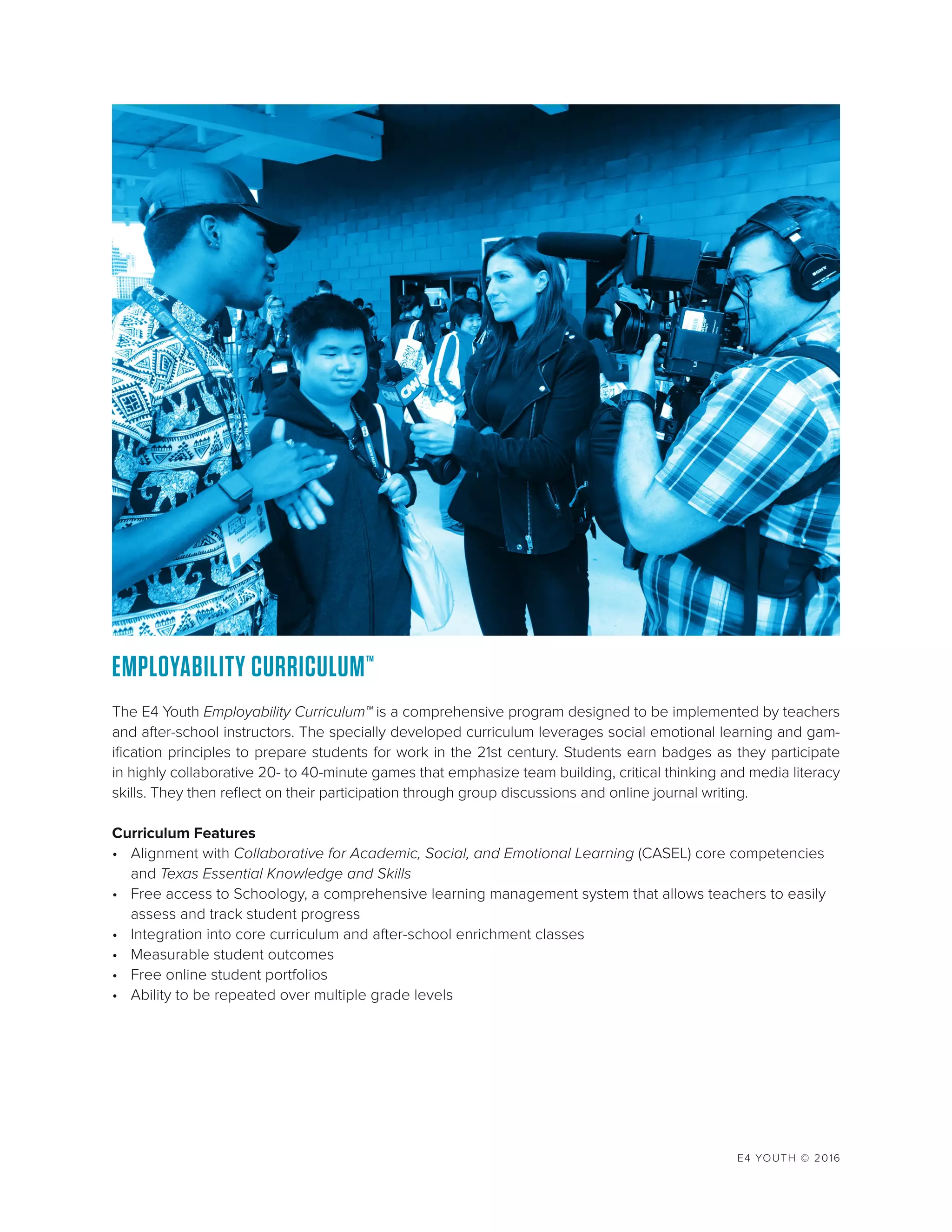 E4 Youth Program Overview | PDF